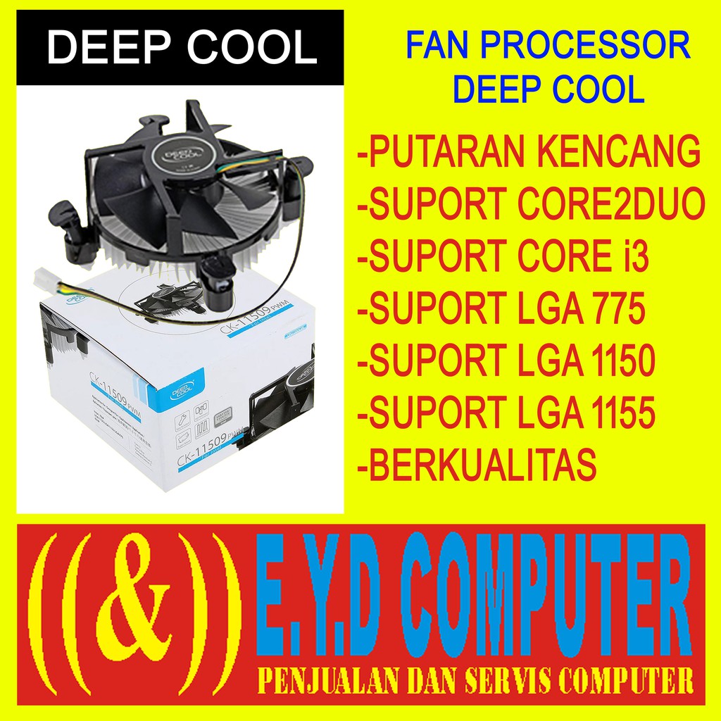 Jual FAN PROSESSOR INTEL CK-11509 DEEPCOOL CPU COOLER LGA KIPAS ...