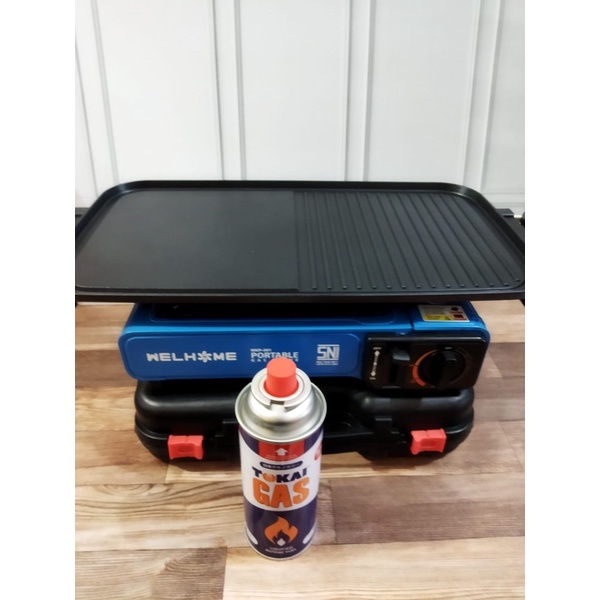 Jual Paket Barbeque / BBQ Set Kompor Portable+ Grill Pan Panjang ...
