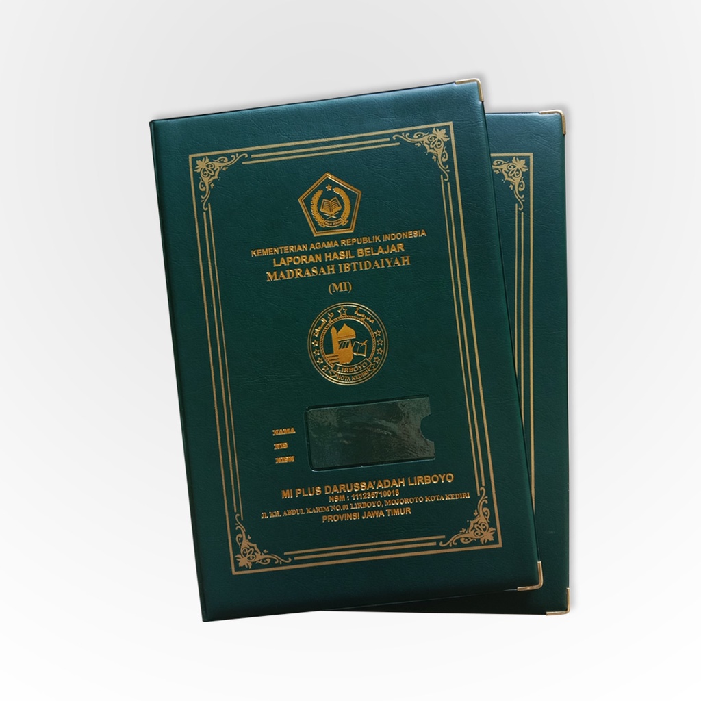 Jual Map Raport SD MI - Map Raport Hotprint Hijau Tua | Shopee Indonesia