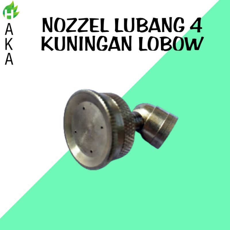 Jual NOZZLE SPUYER KUNINGAN LUBANG 4 LOBOW/ NOSEL SPRAYER KUNINGAN ...