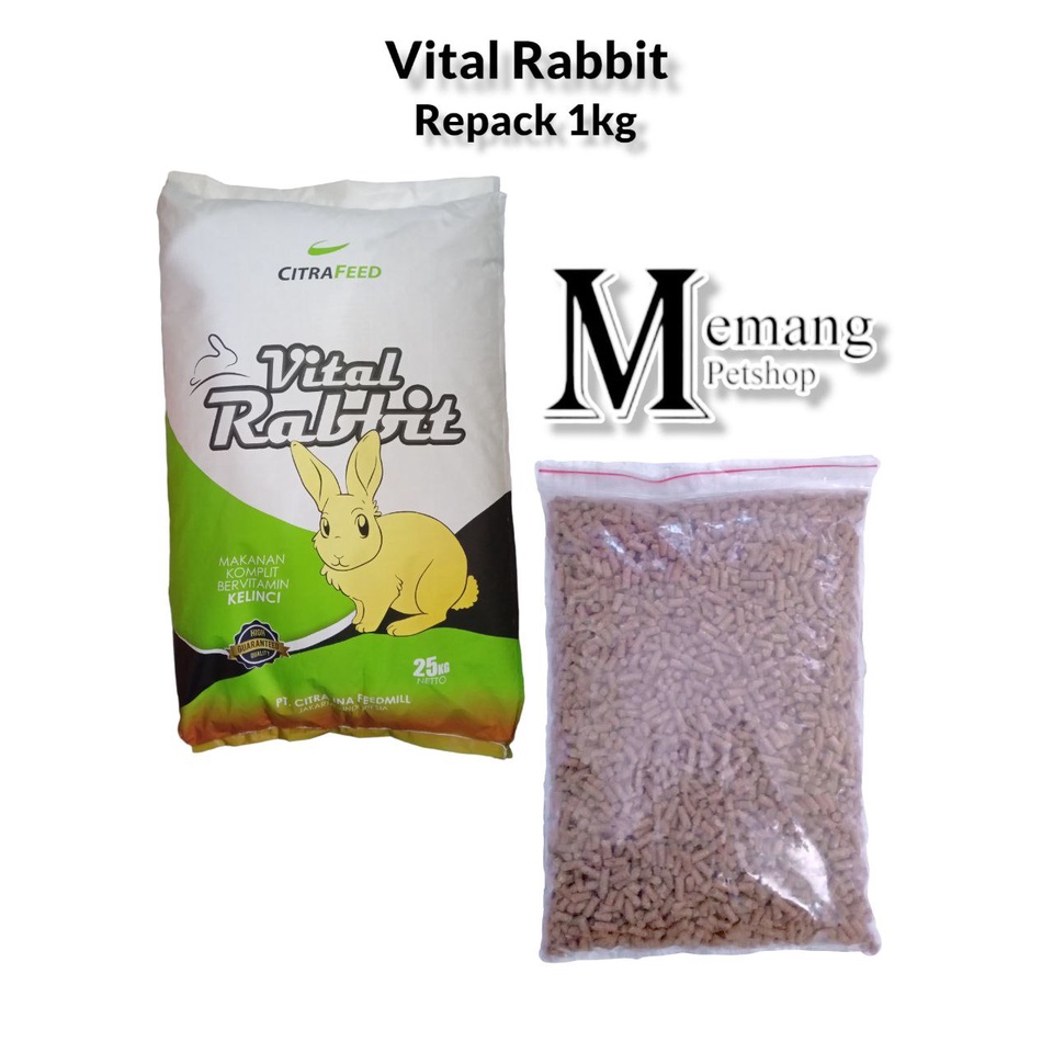 Jual Vital Rabbit 1Kg - Makanan - Pelet - Pakan - Kelinci - Citrafeed ...