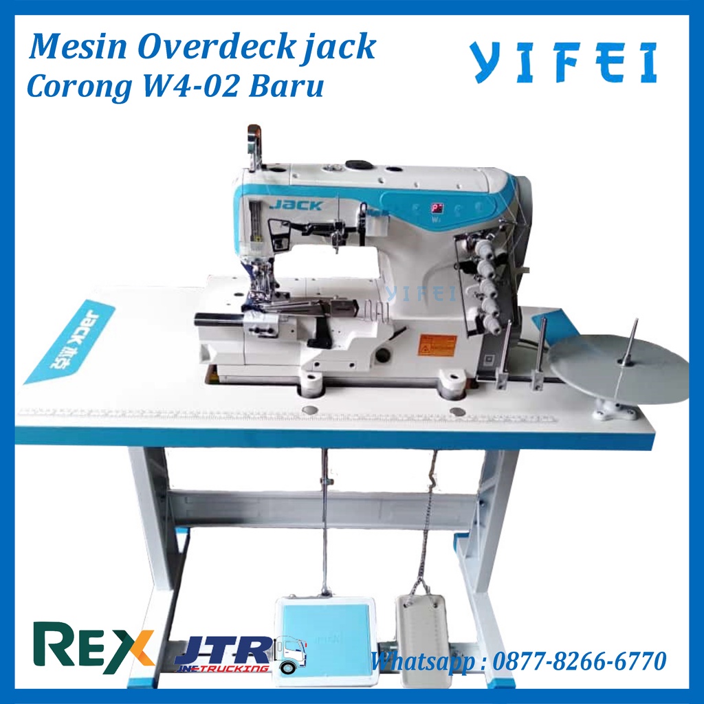 Jual Mesin overdeck corong jack W4-D-02BB | Shopee Indonesia