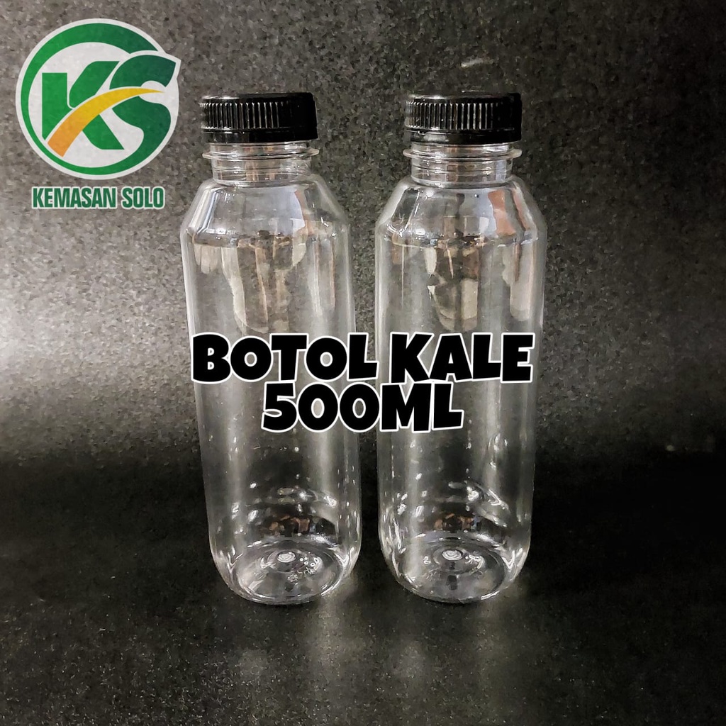 Jual BOTOL PLASTIK KALE BULAT / BOTOL JUS 500 ML | Shopee Indonesia