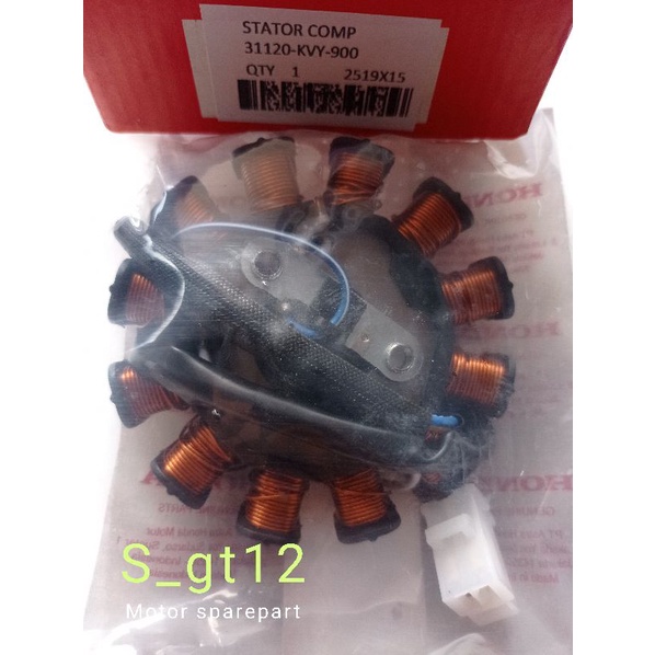 Jual SPULL STATOR COMP SPUL HONDA BEAT KARBU SCOPPY KARBU SPACY KARBU ORI | Shopee Indonesia