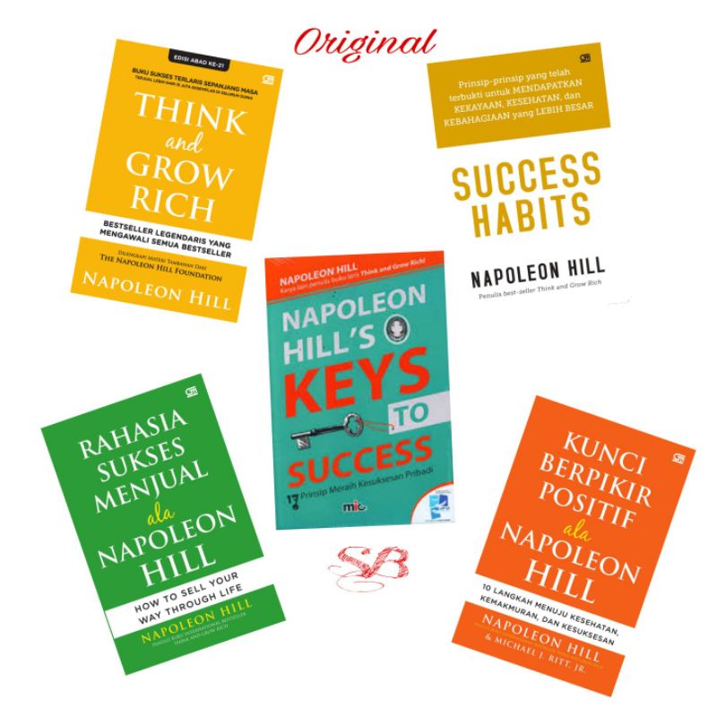 Jual Buku Napoleon Hill Think And Grow Rich Sukses Menjual Berpikir