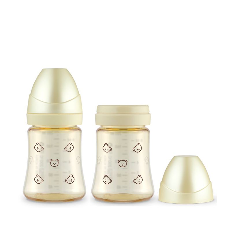 Jual Grosmimi Feeding Bottle 200ml 300ml - Botol susu korea cherry bear olive | Shopee Indonesia
