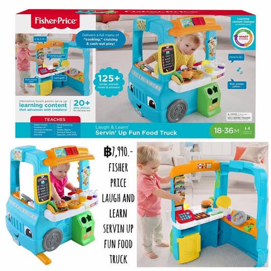 Jual Fisher-Price Laugh & Learn Servin Up Fun Food Truck | Shopee Indonesia