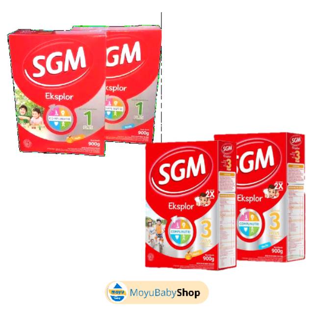 Jual Susu SGM Eksplor 1+ & 3+ Rasa Madu dan Vanilla 900gr | Shopee Indonesia