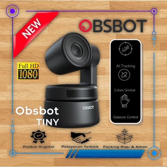 Jual OBSBOT TINY AI PTZ GIMBAL WEBCAM 1080P AUTOFOCUS CAMERA | Shopee ...