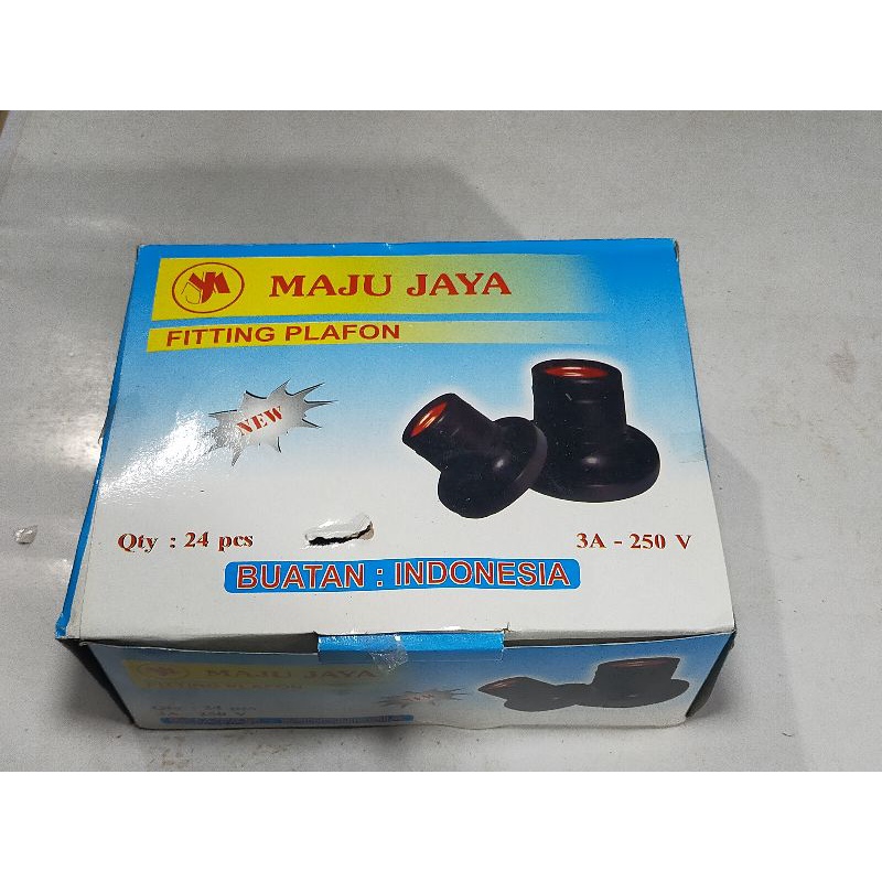 Jual Fitting Tempel Maju Jaya Bulat Hitam 24 Pcs | Shopee Indonesia