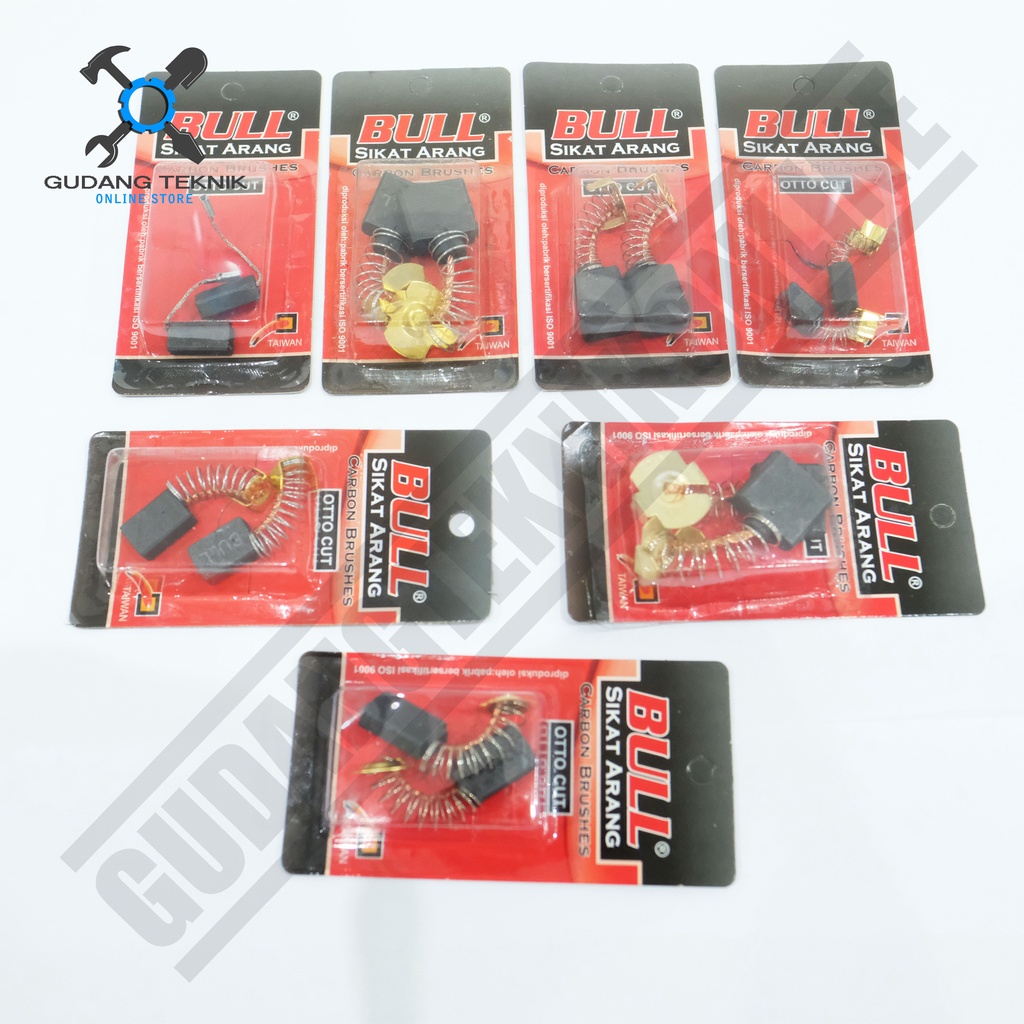 Jual (BULL CB) Carbon Brush BULL CB153A CB203A CB204 CB303A CB419A ...