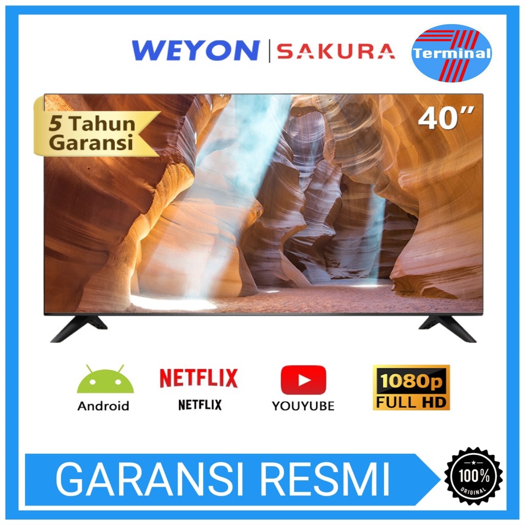 Jual Weyon TV LED 40 inch Full HD Ready Smart TV Televisi Murah ...