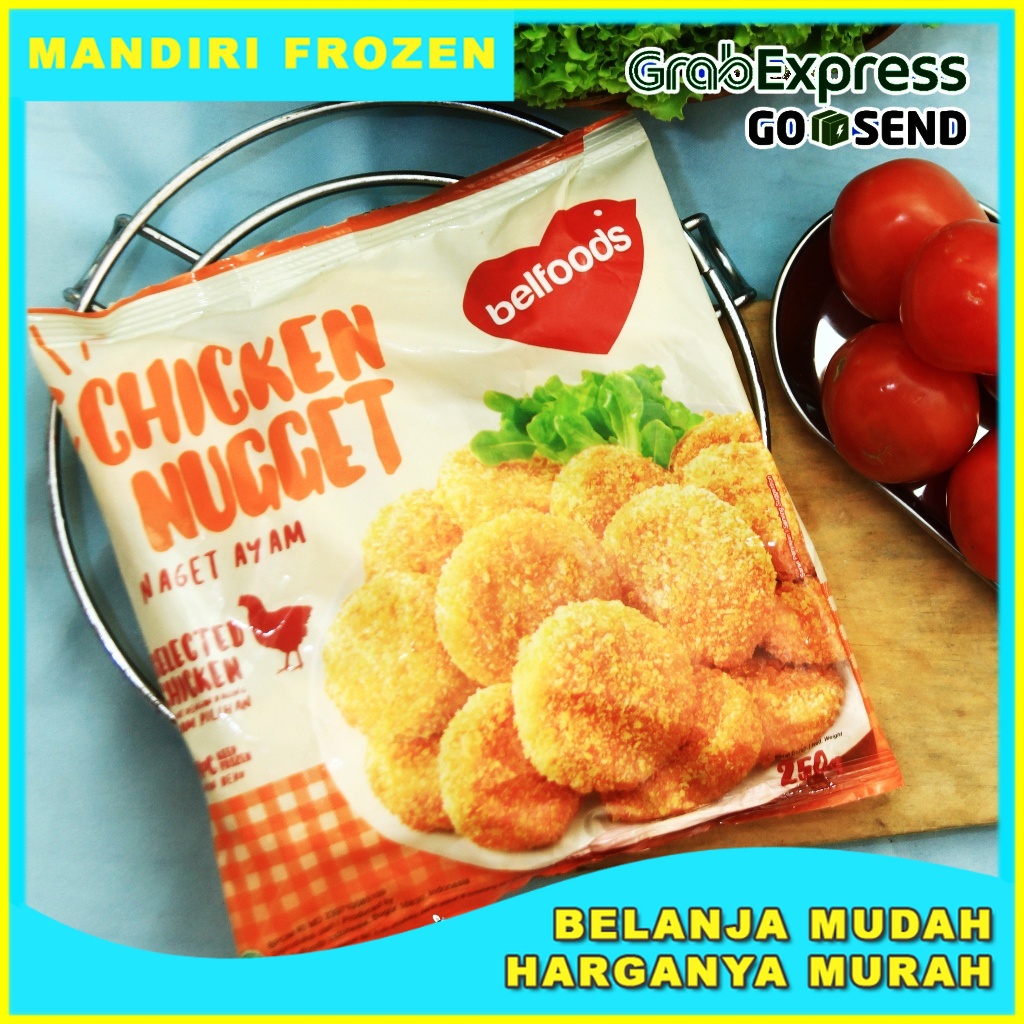 Jual BELFOODS Nugget Ayam Favorite 250gr - Makanan Beku Olahan Daging ...