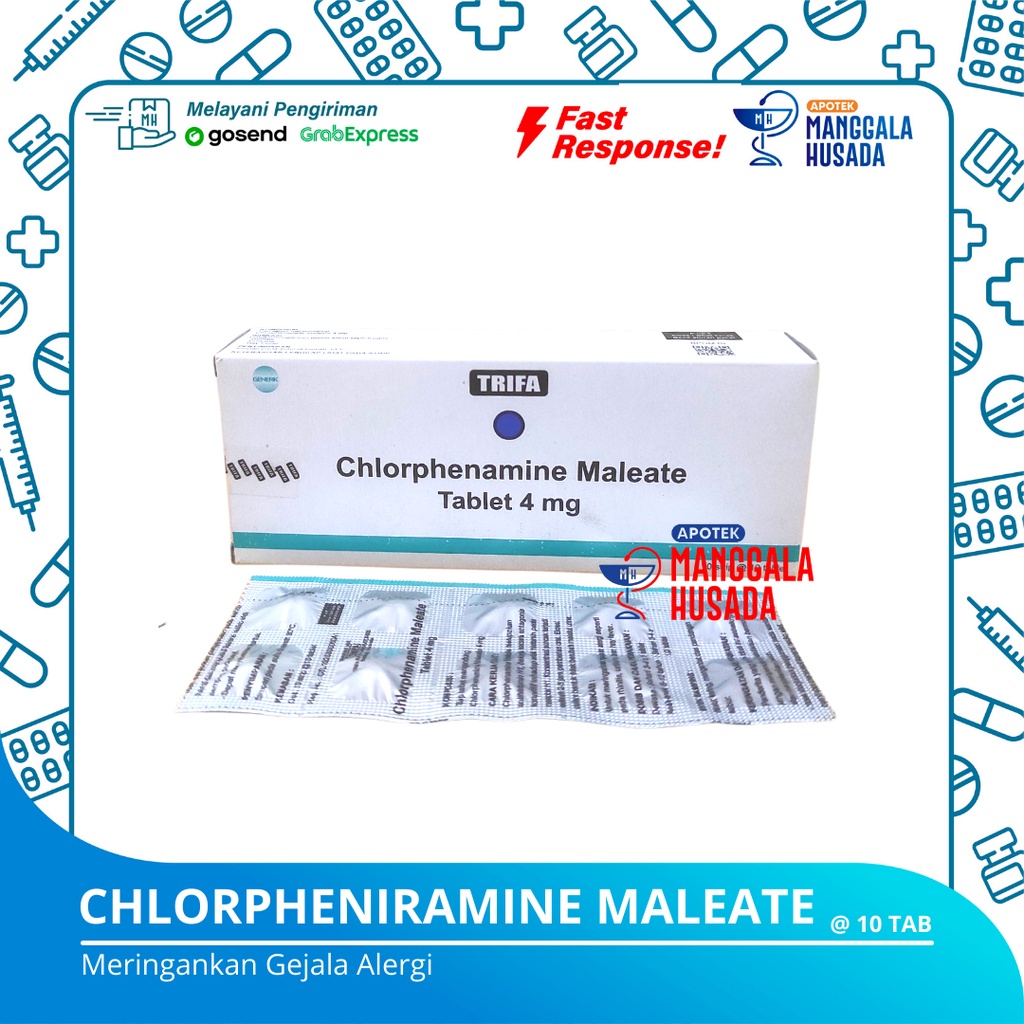 Jual CTM PER STRIP @ 10 TABLET (TRIFA) | Shopee Indonesia