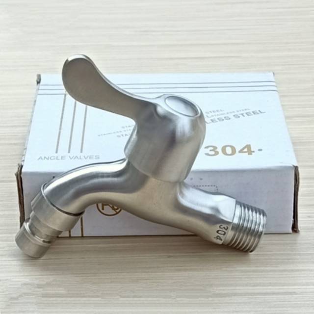 Jual Kran taman stainless/keran taman/kran mesin cuci/kran selang air ...