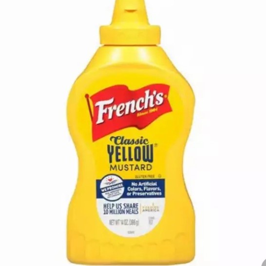Jual FRENCH SQUEEZE AMERICAN FAVORITE MUSTARD 14 OZ 396GR - YELLOW ...