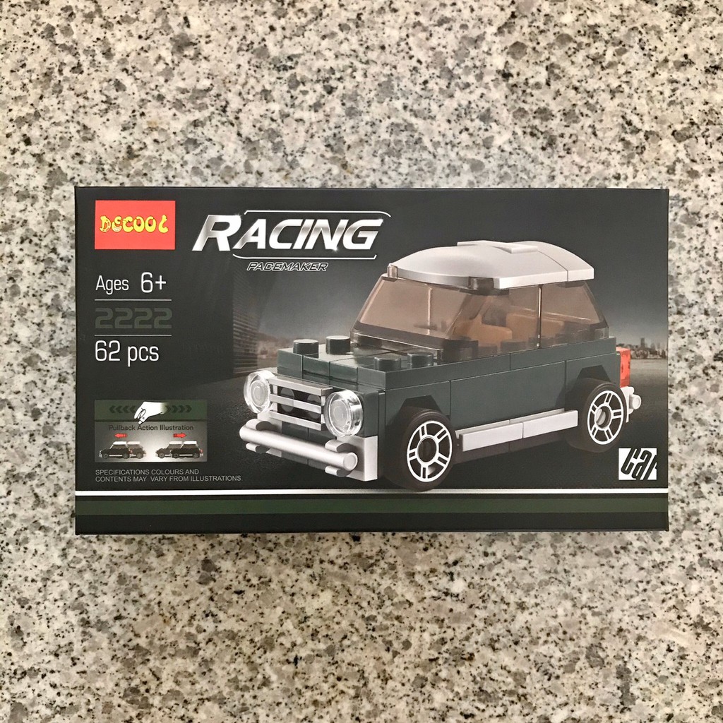 Jual Decool Bricks Morris Mini Cooper Racing Pacemaker 2222 Green ...