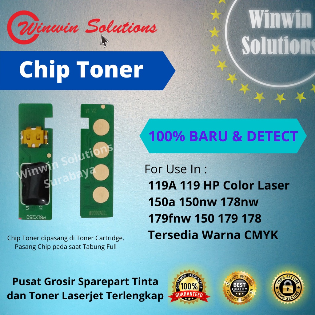Jual Chip Cartridge Chip Toner 119A 150A 150W 150NW MFP170 MFP178 MFP179 MFP 170 178 178NW 179 ...