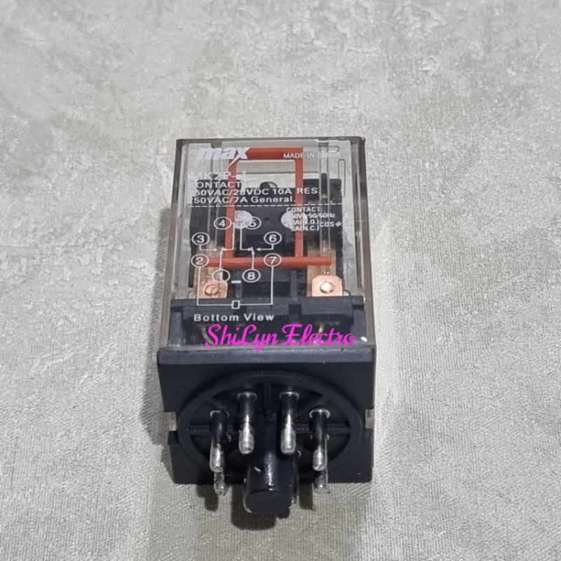 Jual RELAY MK2P 220V 8 PIN 10A MK2P-I 8P 8PIN | Shopee Indonesia