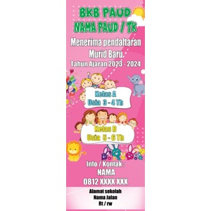 Jual banner paud dan tk | Shopee Indonesia