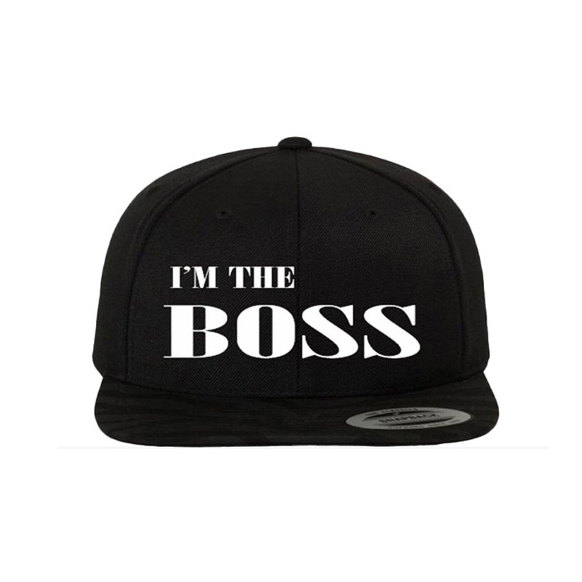 Jual STORE JAYA Topi Snapback im The Boss Black Premium / storecuan92 ...