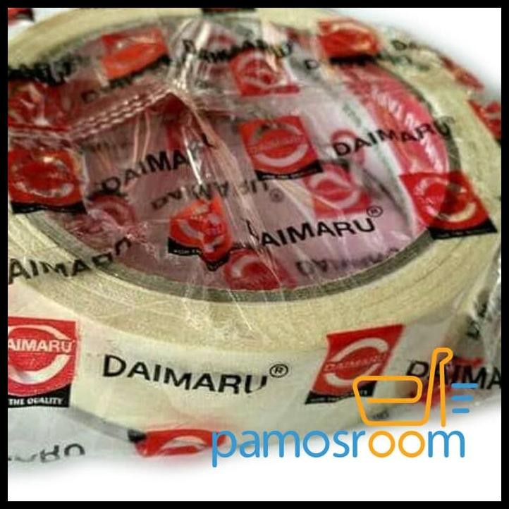 Jual Lakban Kertas Daimaru Masking Tape 24 Mm 1 Inch 1" Selotip 21 ...
