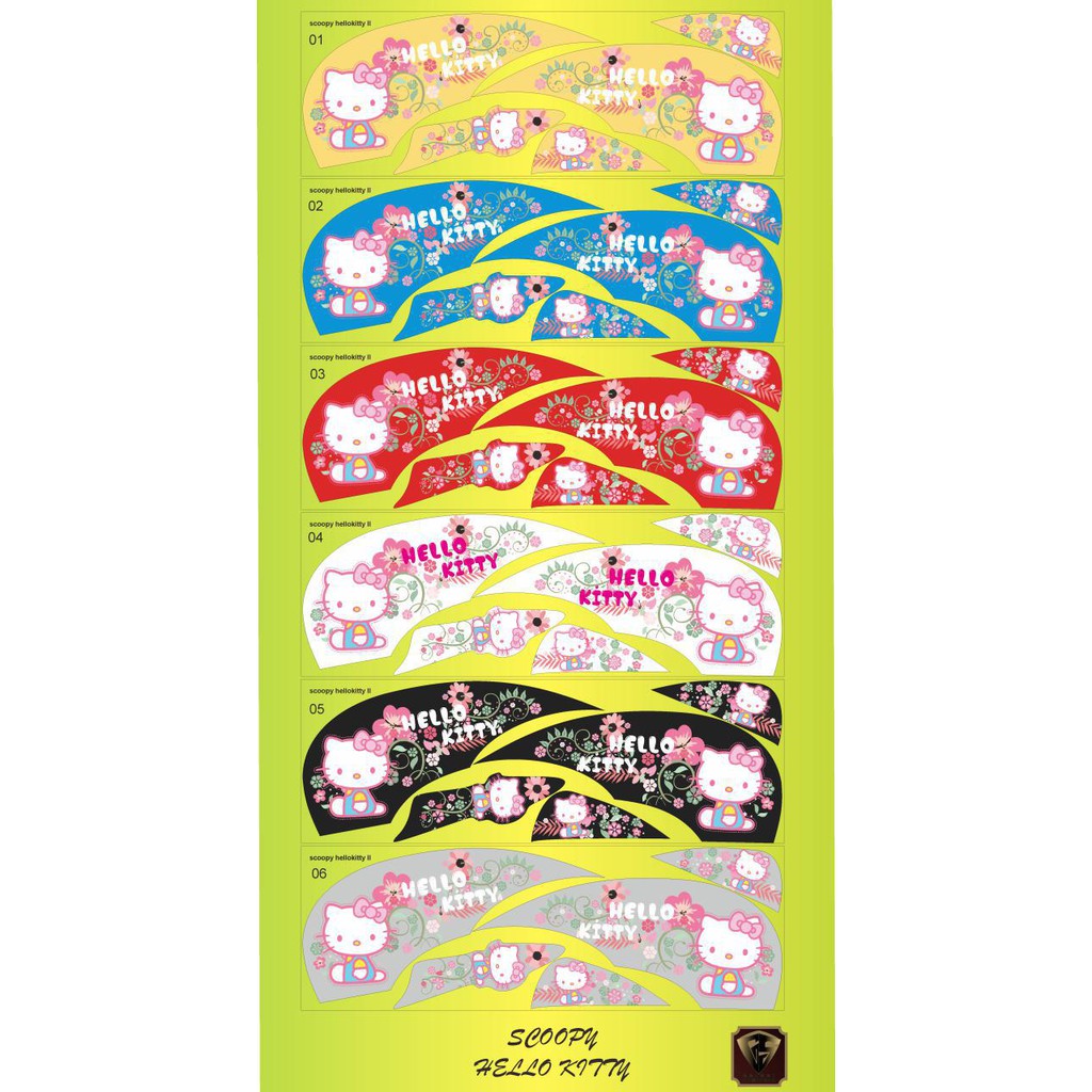 Jual Stiker Striping Scoopy Hello Kitty | Shopee Indonesia