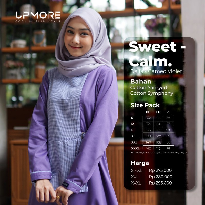 Jual UPMORE | Daifa Cameo Greenery - Foam | Daifa Cameo Rose - Sun | Daifa Cameo Violet - Viola ...