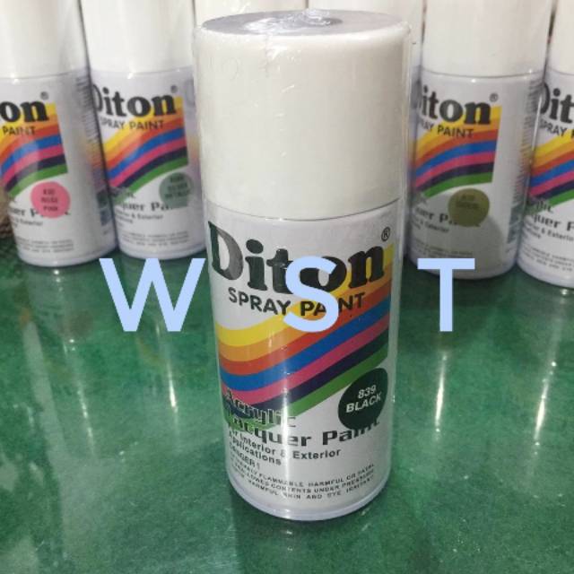 Jual Cat Semprot Pilox Pylox Hitam Kilat 839 Black DITON | Shopee Indonesia