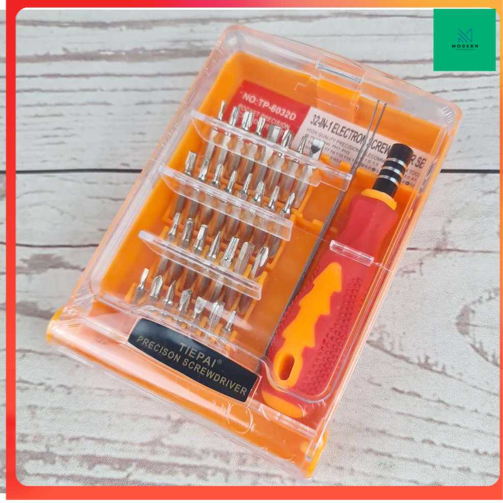 Jual TD - CEA TIEPAI Obeng Set Reparasi 32 in 1 - TP-6032D | Shopee Indonesia