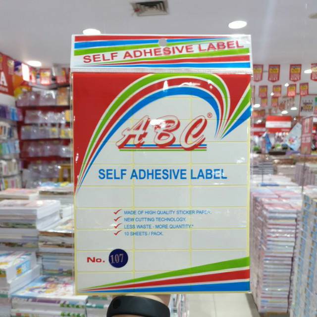 Jual ABC SELF ADHESIVE LABEL | Shopee Indonesia