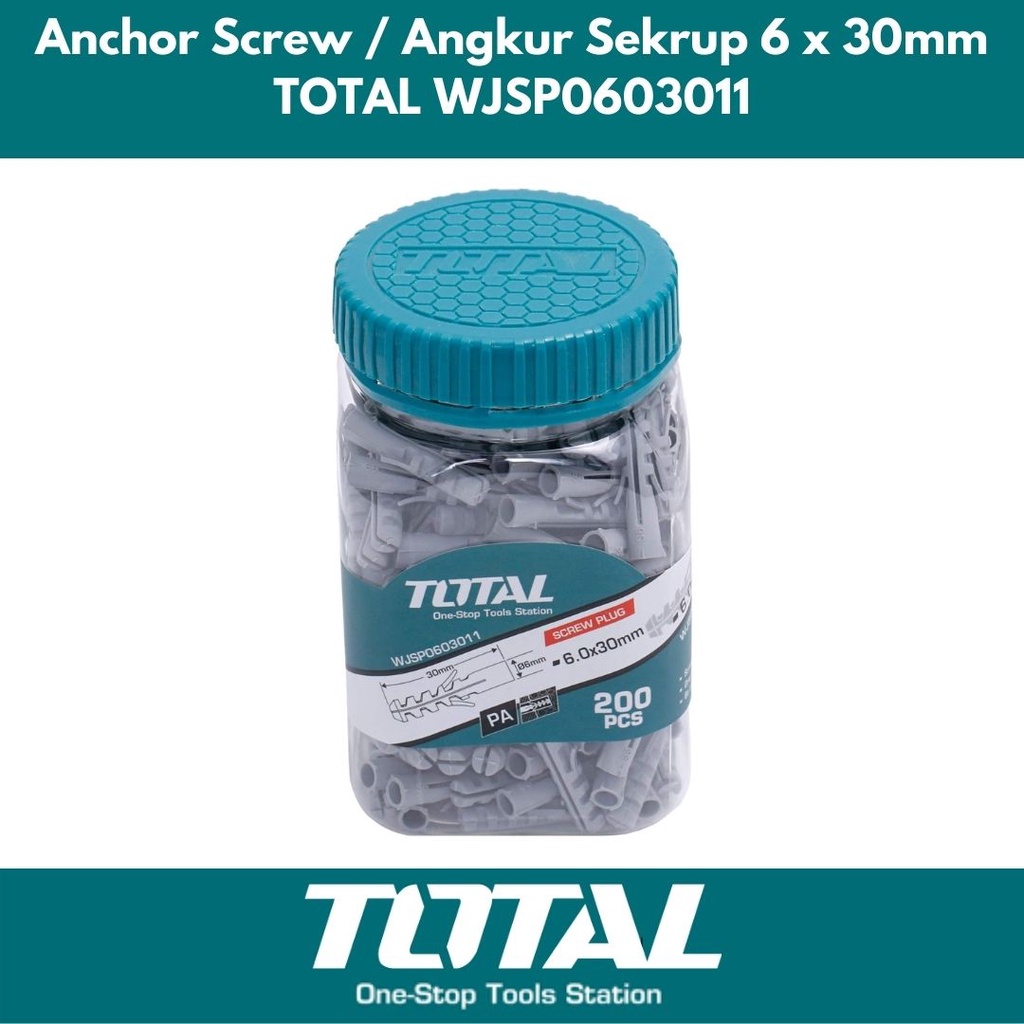 Jual Viser Baut viser Angkur Sekrup S 6 TOTAL WJSP0603011 | Shopee ...