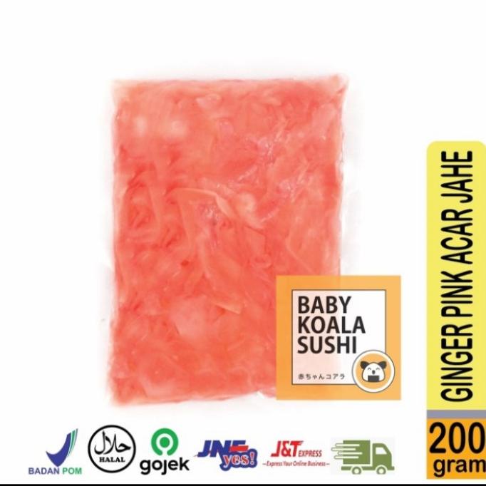 Jual GARI PINK Acar Jahe Pink Manis 200 g Halal Gary Pink Import Ginger ...