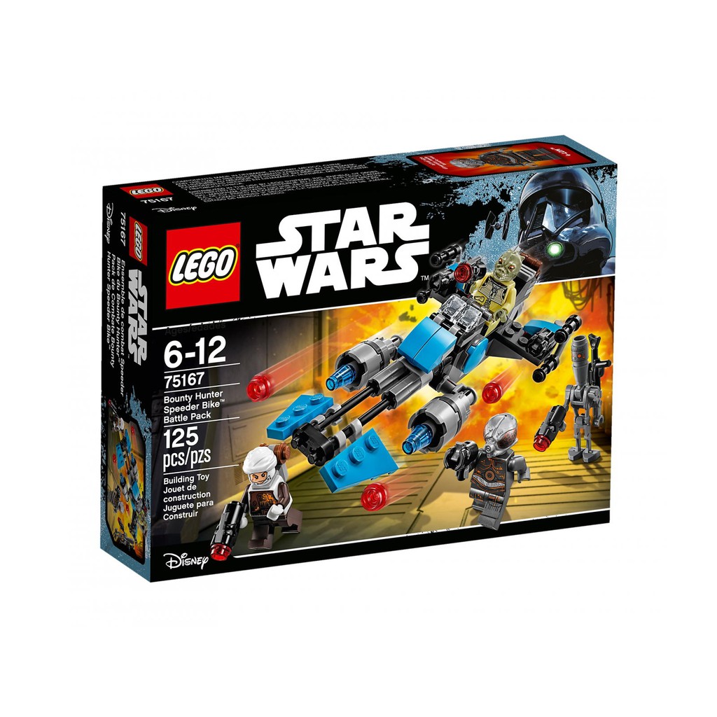 Jual Lego Star Wars 75167 Bounty Hunter Speeder Bike Battle Pack ...