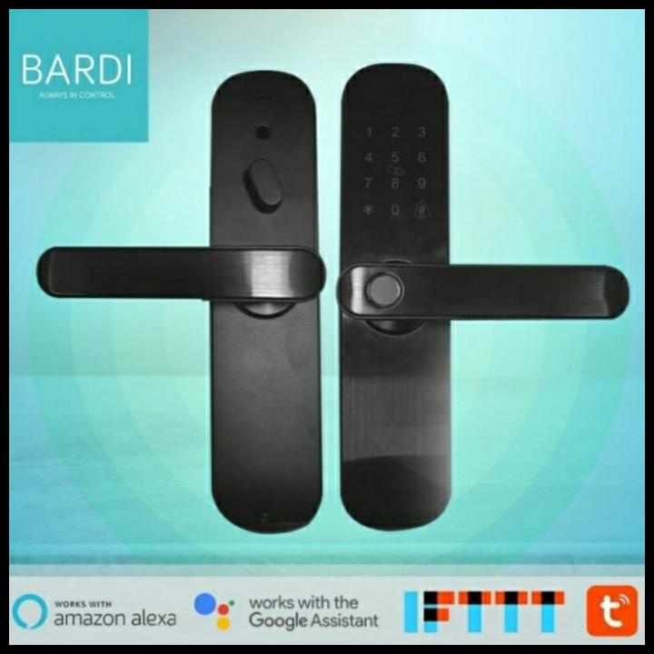 Jual Bardi Smart Home Door Lock Handle Rfid-Fingerprint Waterproof Ip54 ...