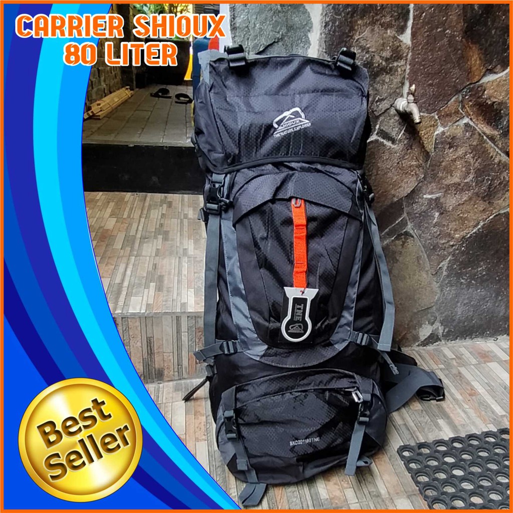 Jual Carrier 80 Liter SHIOUX, SXC20180TNE series SHIOUX, Tas Keril 80 ...