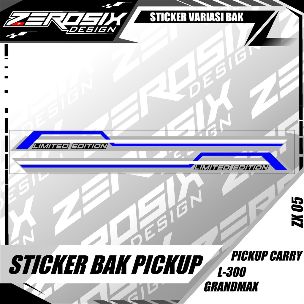 Jual Stiker Bak Pick Up Sticker Striping Lis Body Pick Up GRAND MAX ...