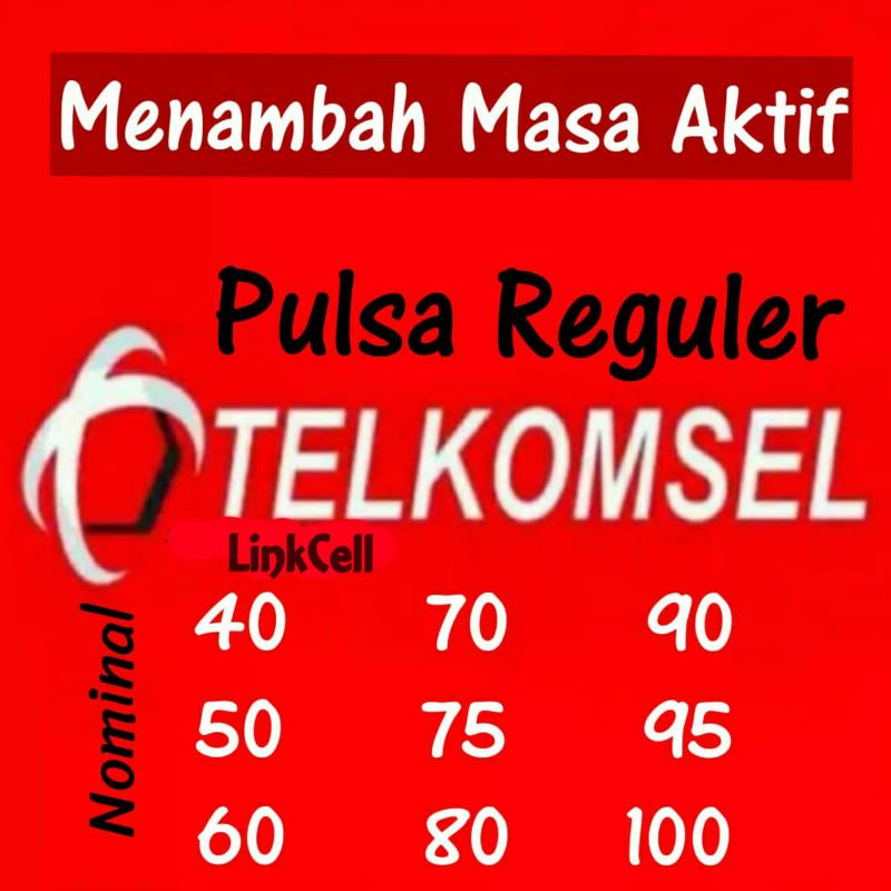 Jual Pulsa Telkomsel Termurah 40k 50k 60k 70k 75k 80k 85k 100k | Shopee ...