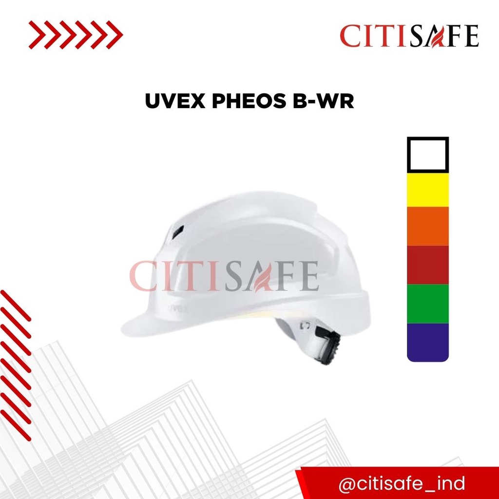 Jual Helm Safety UVEX PHEOS b-WR | Shopee Indonesia