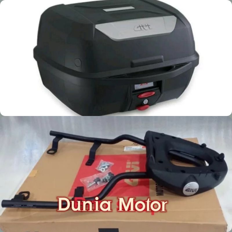 Jual Paketan Box Givi E 43 NTL Breket Bracket box Xmax Pcx Vario Adv ...