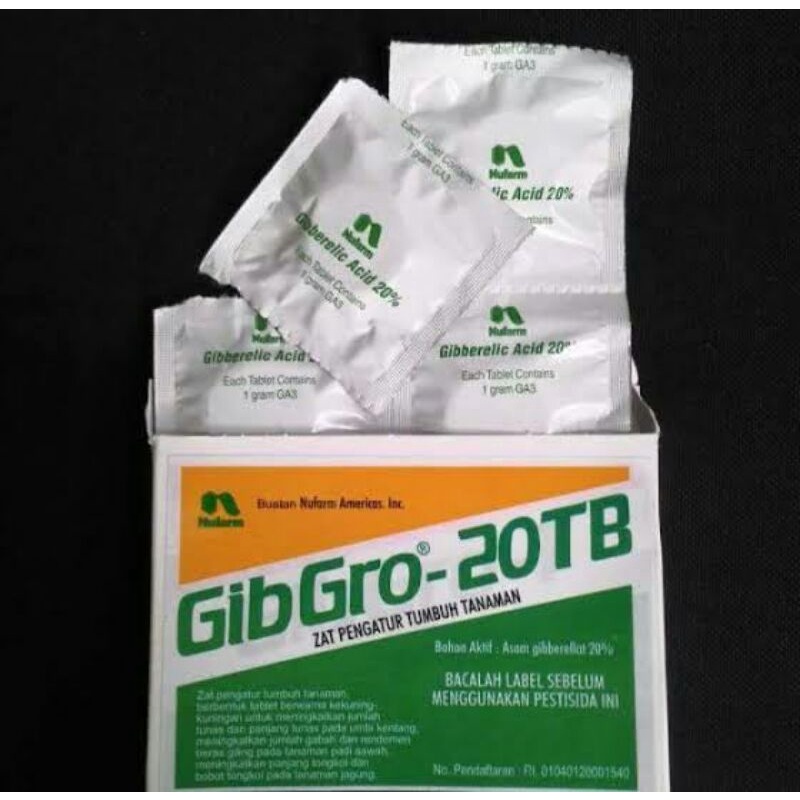 Jual ZPT GibGro 20TB by nufarm | zat pengatur tumbuh bentuk tablet/pil ...