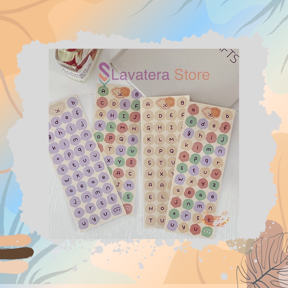 Jual Stiker Alfabet / Stiker Huruf Berwarna / Stiker Foto Mini | Shopee ...