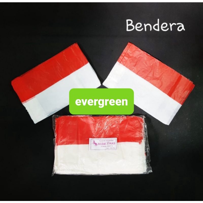 Jual BENDERA PLASTIK MERAH PUTIH 17an HUT RI KEMERDEKAAN MERAH PUTIH ...