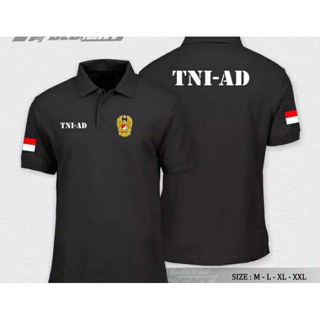 Jual POLOSHIRT KAOS POLO TNI AD TSHIRT KAOS BAJU POLO TNI ANGKATAN DARAT MURAH | Shopee Indonesia