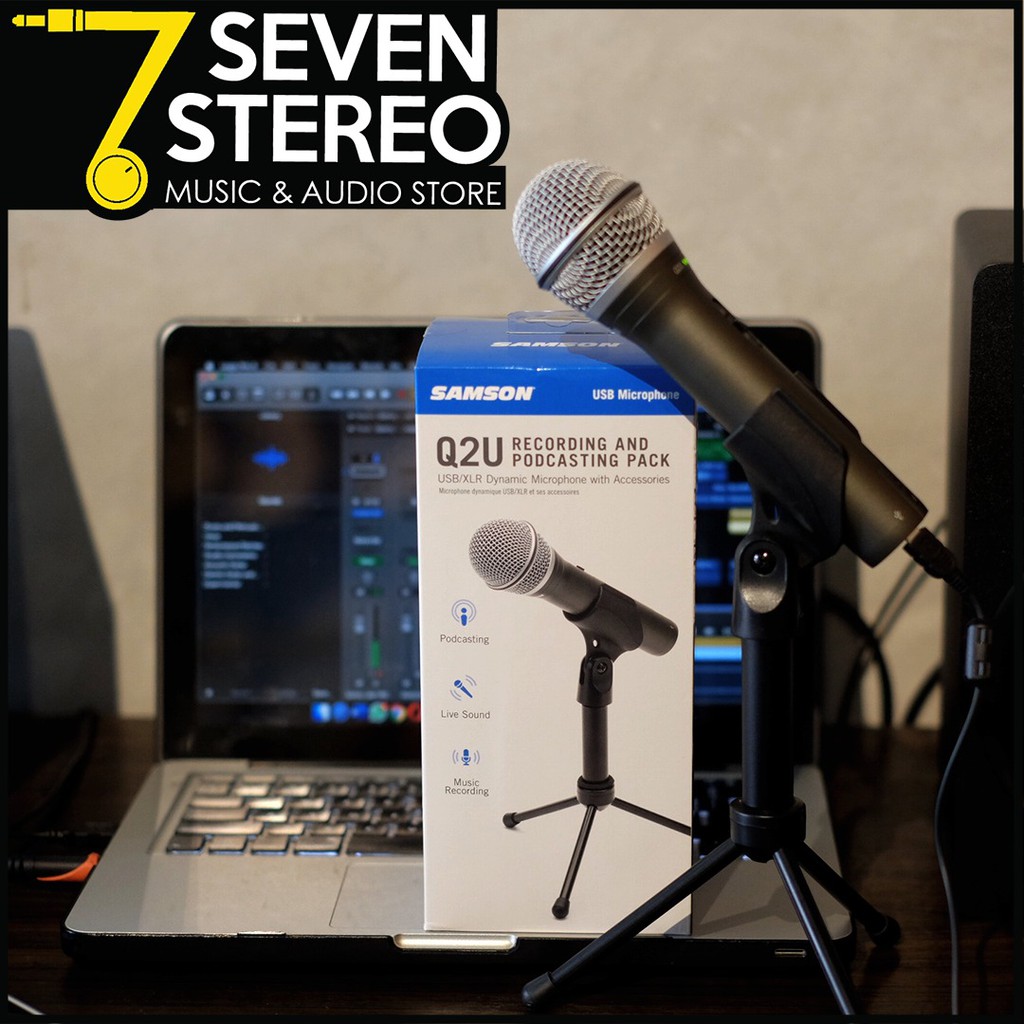 Jual Samson Q2U Recording and Podcasting Pack Mic Microphone | Shopee ...