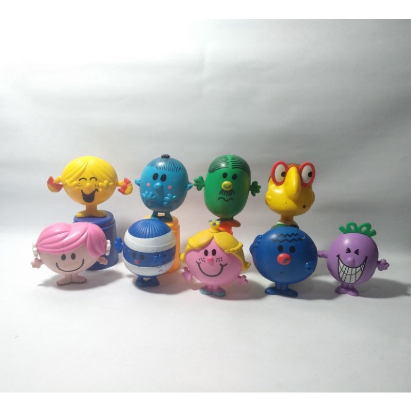 Jual Mr Men Happy Meal Mcd Mcdonald Mcd Rare Jadul Mrs Girl Antik Retro ...