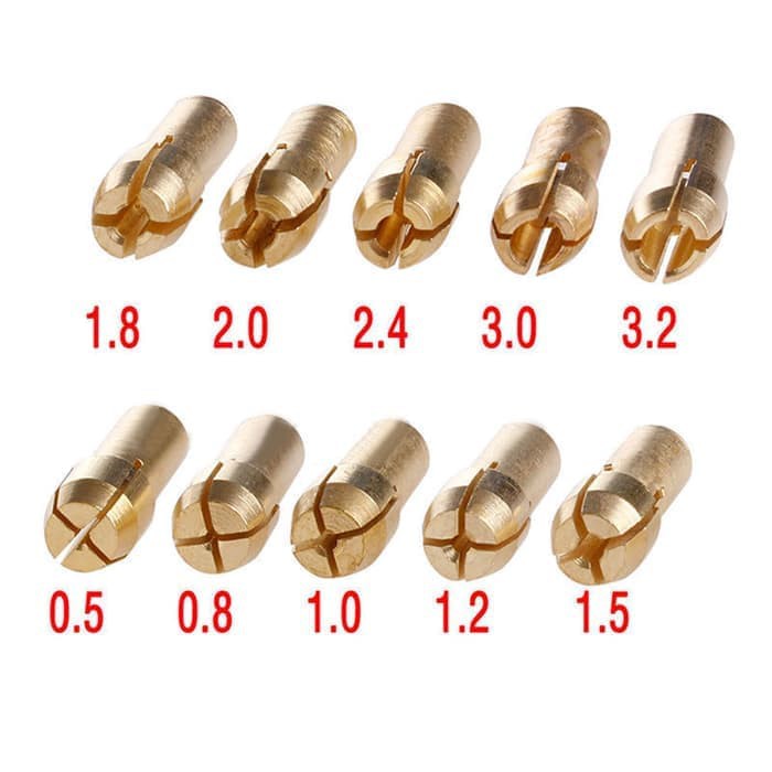 Jual Collet Chuck SET Penjepit Mata Bor Micro Batang As Shaft Mini ...