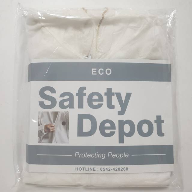 Jual Baju APD Safety Depot Coverall Hazmat Disposable Medical Grade ...