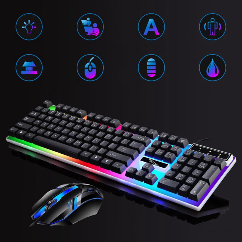 Jual Keyboard G21B Set Keyboard Plus Mouse Keyboard Mouse Gaming RGB ...