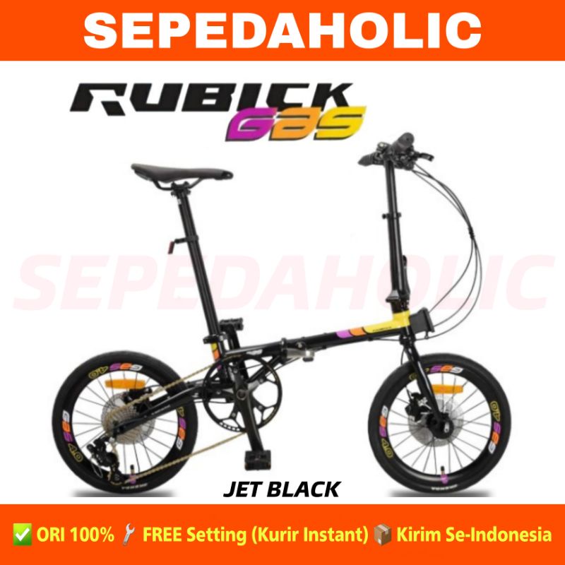 Jual Sepeda Lipat RUBICK GAS 16 Inch Chromoly 10 Speed Rem Hidrolik ...